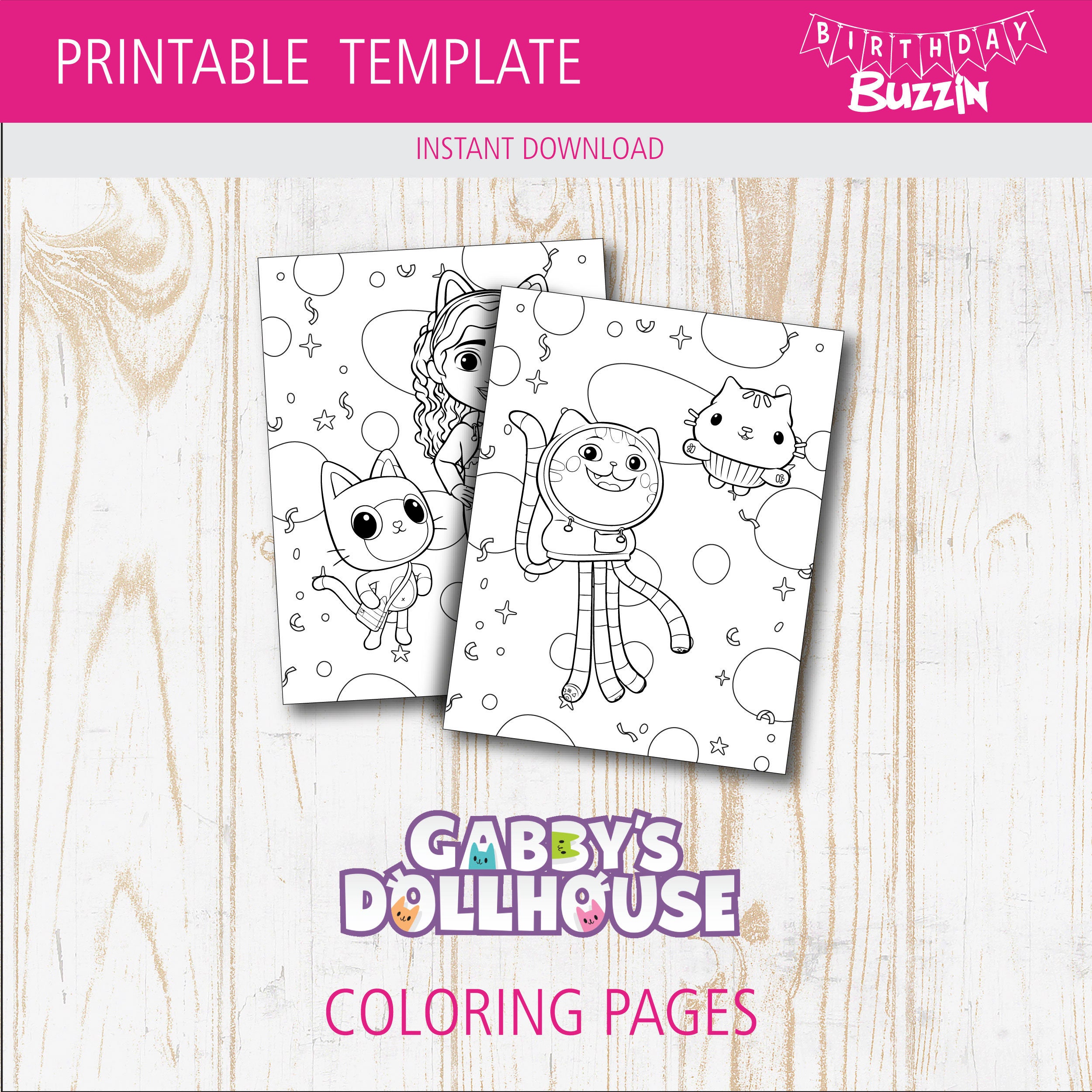 Gabby's Dollhouse Birthday Party Printables Pack - Etsy Australia