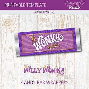 Willy Wonka Birthday Party Printables Pack- Decorations W/ Invitations ...