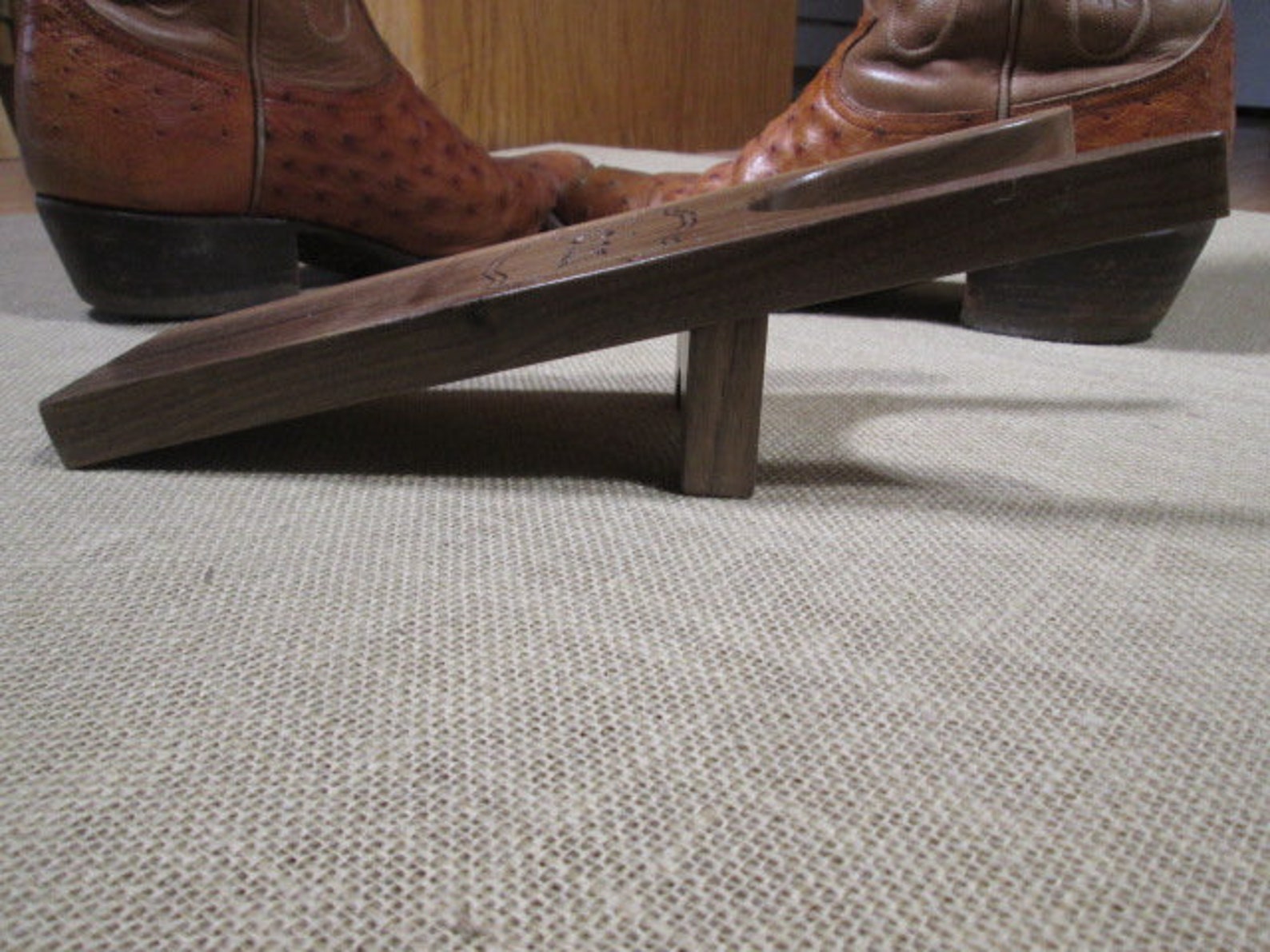 Custom Engraved Walnut Handmade Boot Jack Accessory to Remove Cowboy ...