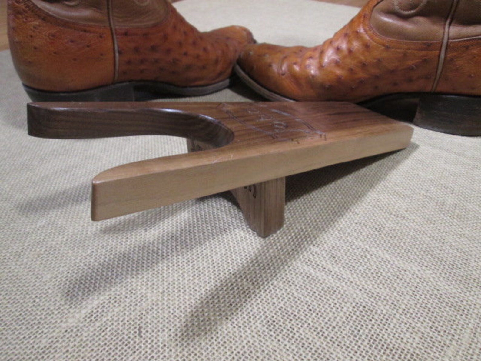 Custom Engraved Walnut Handmade Boot Jack Accessory to Remove Cowboy ...