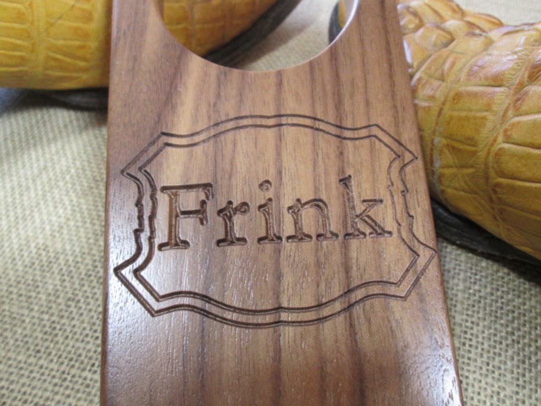 Custom Engraved Walnut Handmade Boot Jack Accessory to Remove Cowboy ...