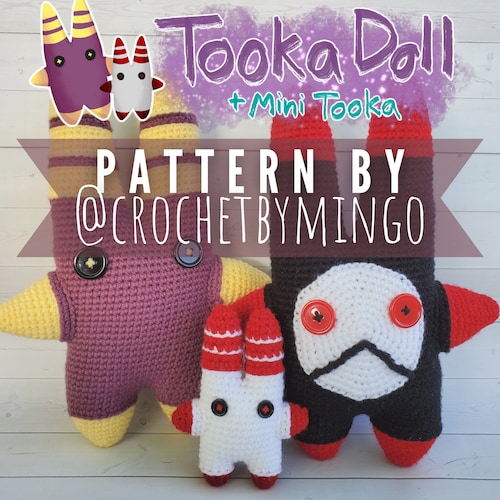 PATTERN Tooka Doll Amigurumi PDF - Etsy Canada