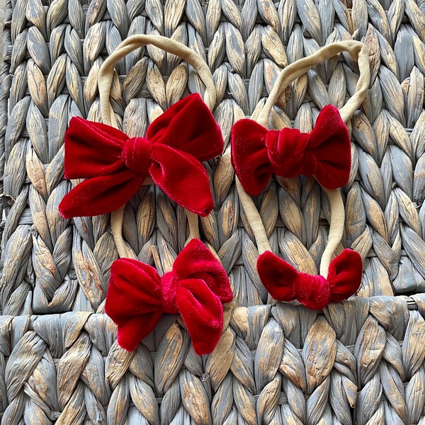 Red Baby Bow Tie - Etsy