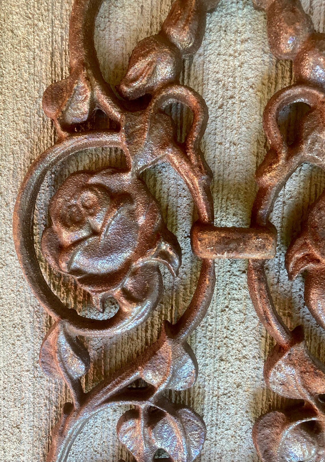 Decorative French Floral Iron Garden Gate Fragment - Etsy