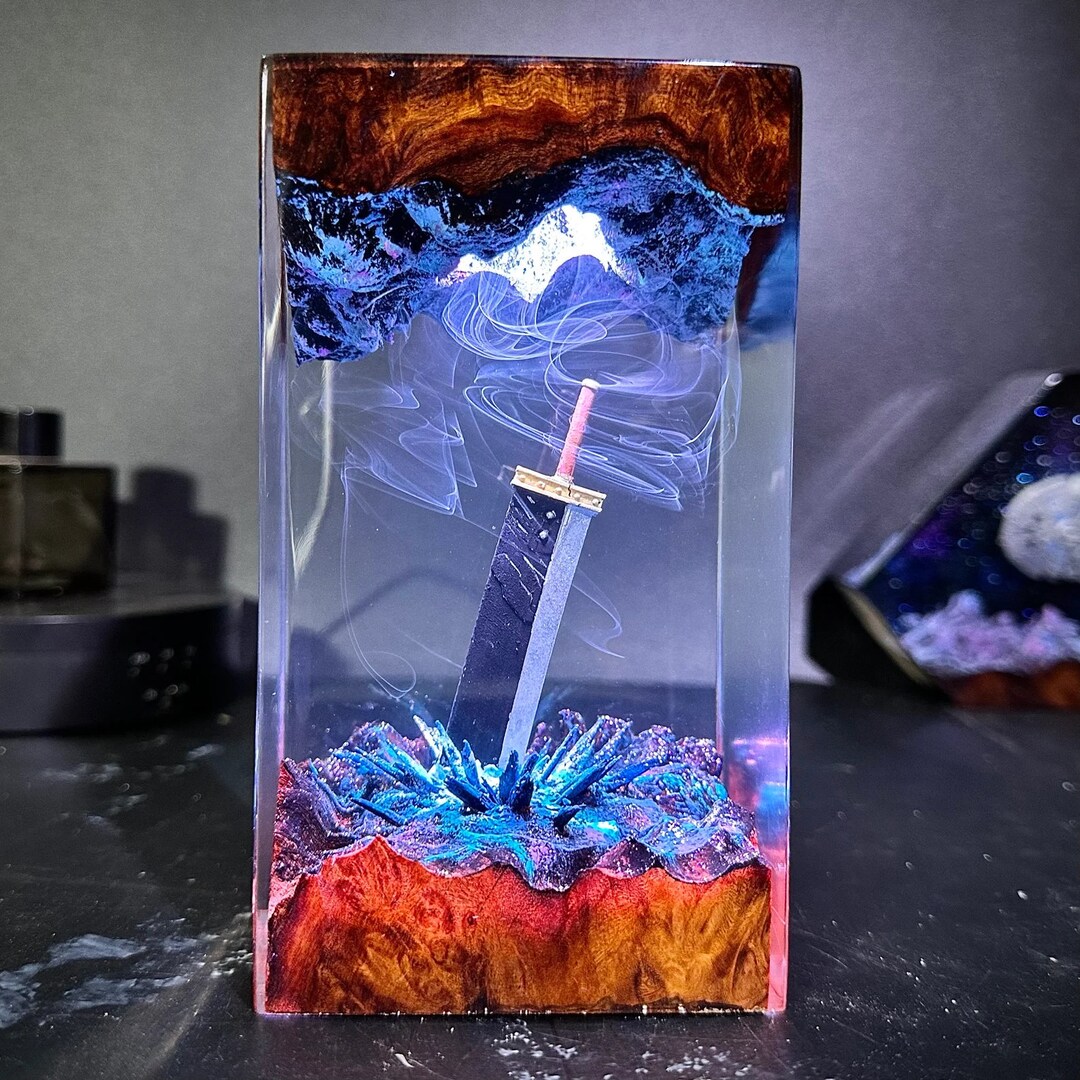 Final Fantasy Buster Sword Decor, Resin Epoxy,handcrafted ,perfect Gift ...