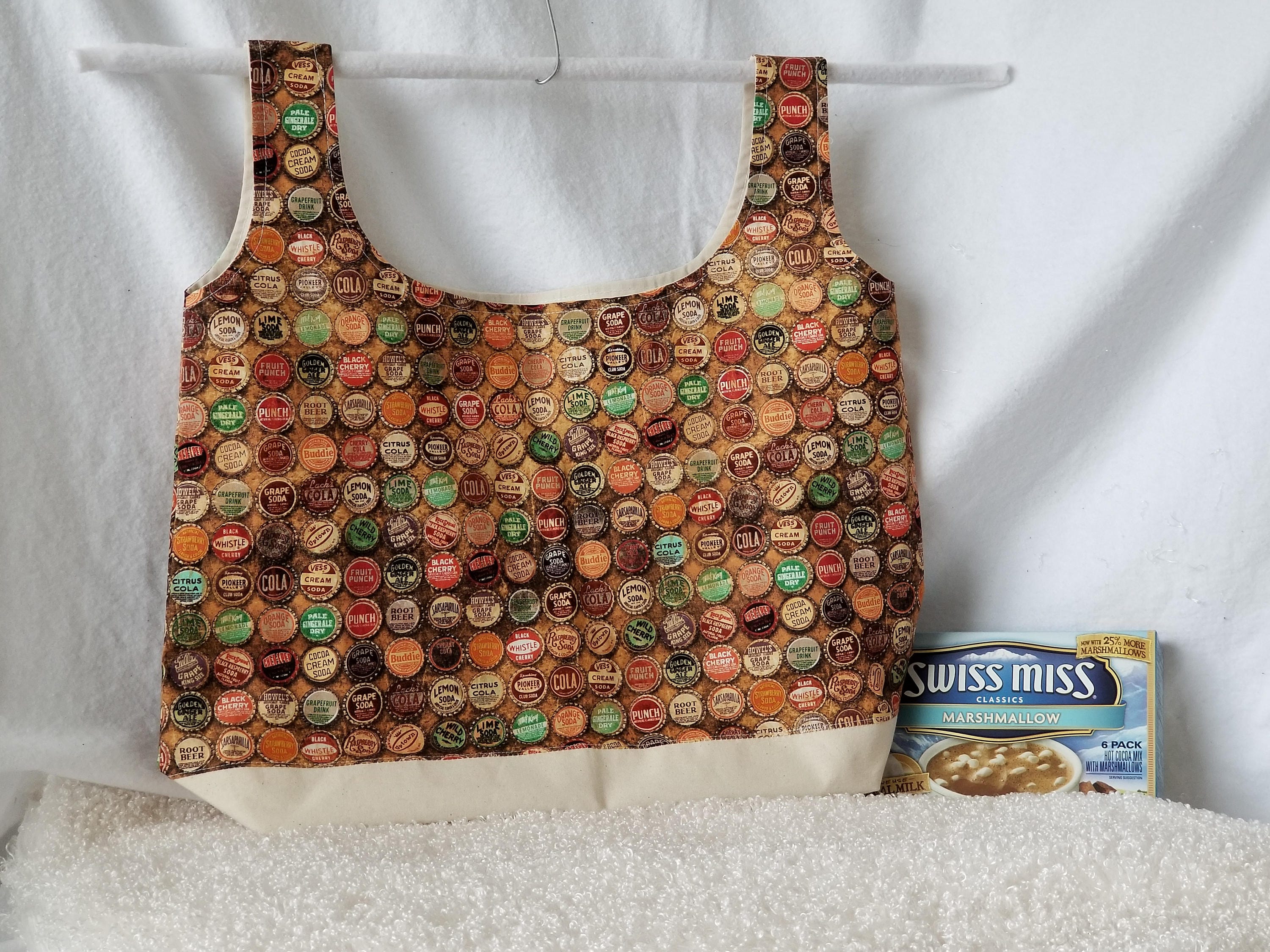Reusable Grocery Bag or Tote Bottle Caps - Etsy