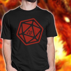 Dungeons & Dragons D20 Shirt, D and D Shirt, Dungeons and Dragons Shirt ...