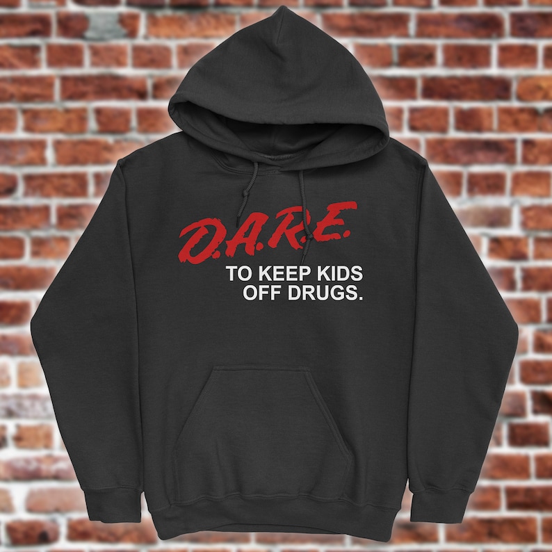 DARE Hooded Sweatshirt Hoodie Retro D.A.R.E. Shirt 90s | Etsy