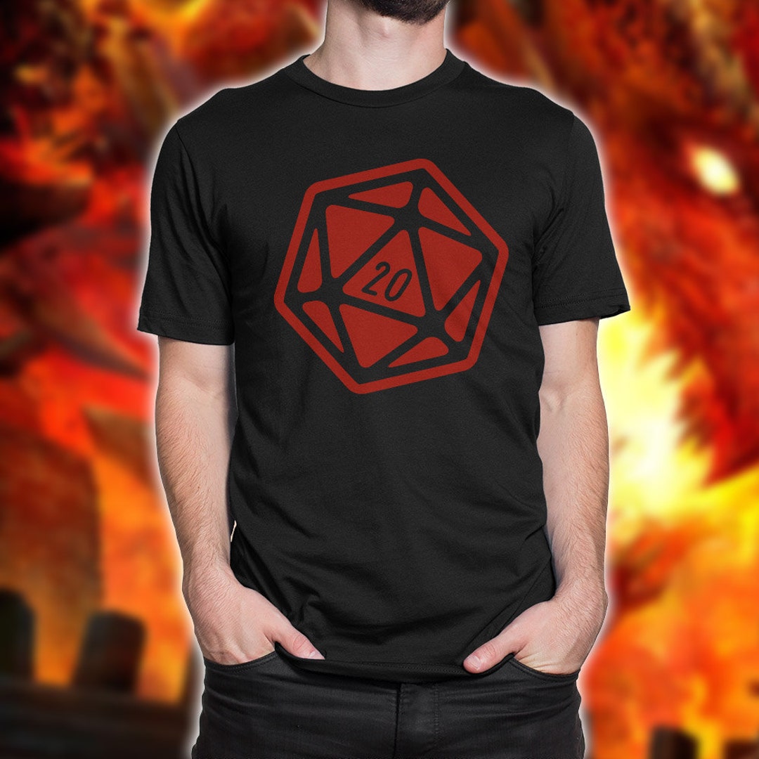 Dungeons & Dragons D20 Shirt, D and D Shirt, Dungeons and Dragons Shirt ...