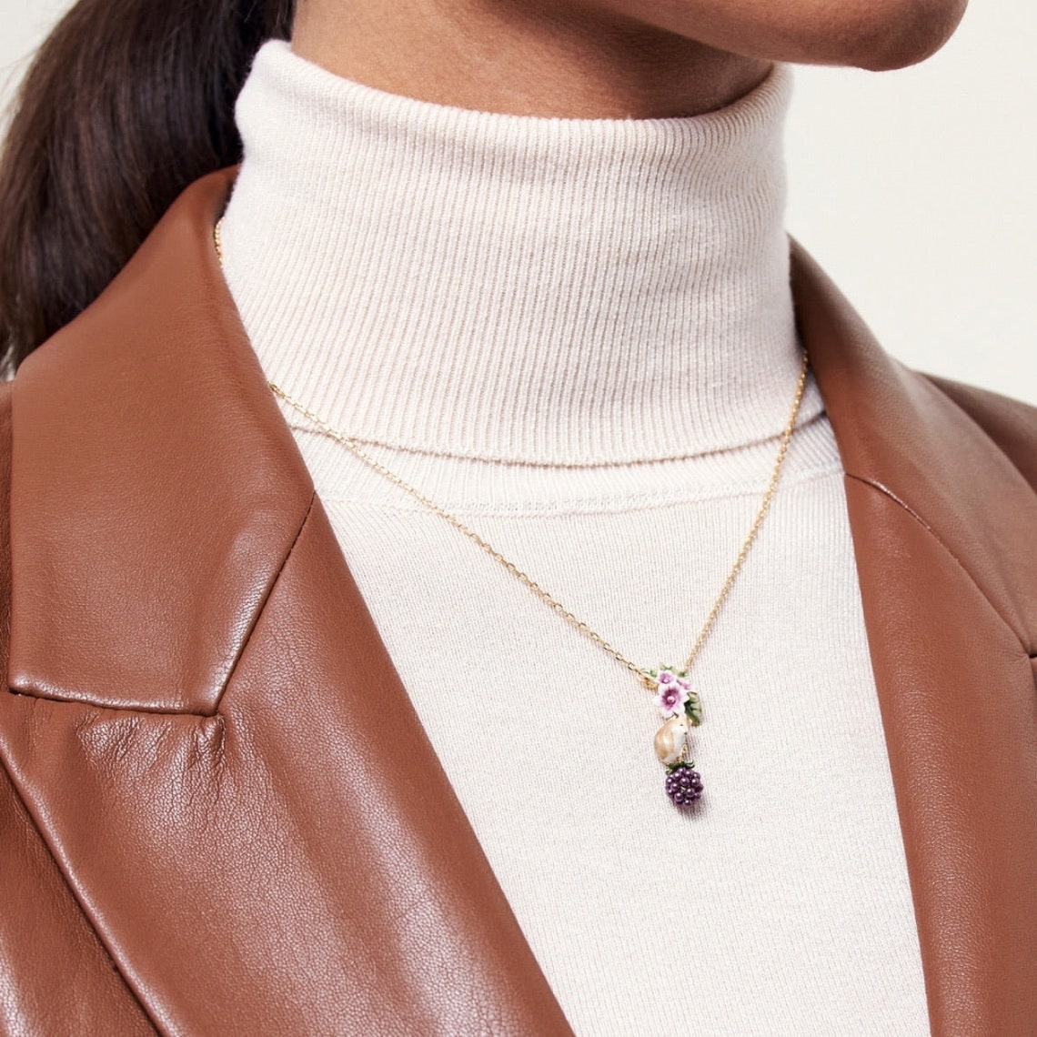 Blackberry and Mouse Pendant by Bill Skinner - Etsy