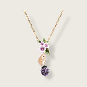 Blackberry and Mouse Pendant by Bill Skinner - Etsy