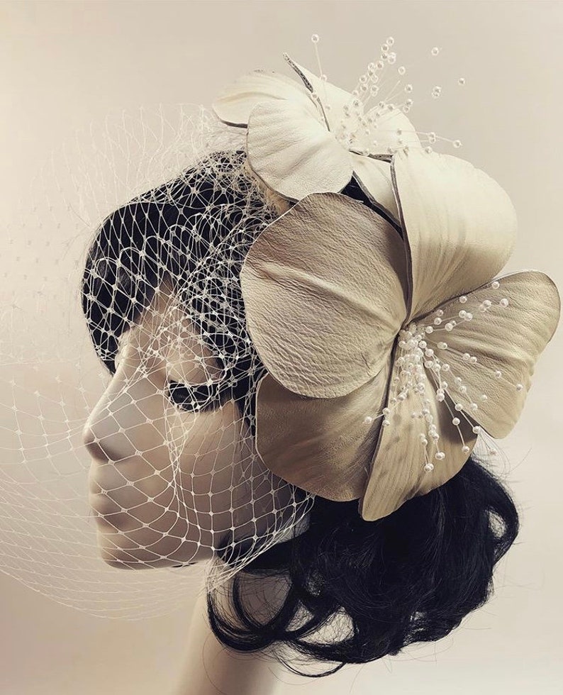 Custom Fascinator Fascinator Custom Wedding Fascinator | Etsy