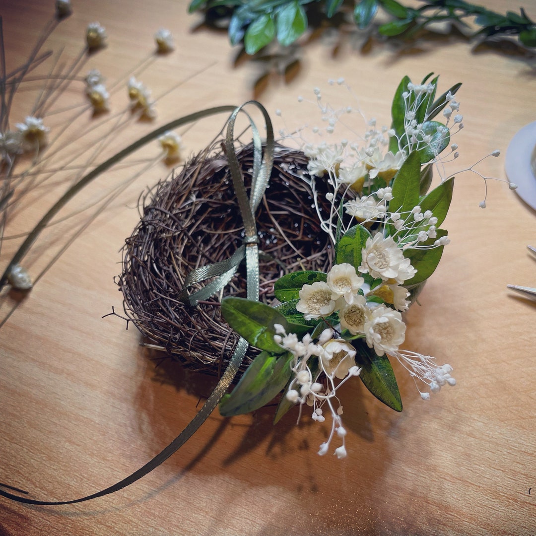 Wedding Ring Holder for Ceremony - Rustic Wedding Ring Holder - Wedding ...