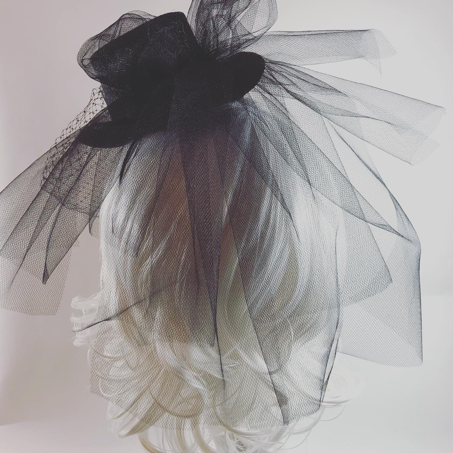 Black Mini Top Hat Black Fascinator Miniature Top Hat | Etsy