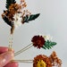 CUSTOMIZE ME!- Fall Wedding - Bridal Hair Pins - Dried Flower Hair Pin ...