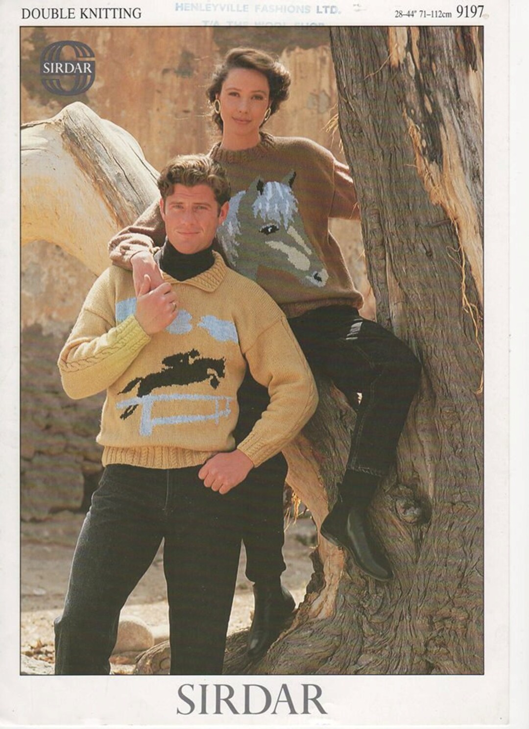 Horse Sweater, Knitting Pattern, His and Hers, Riding Sweater, Show ...