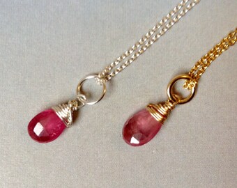 Natural Ruby Jewelry | Etsy