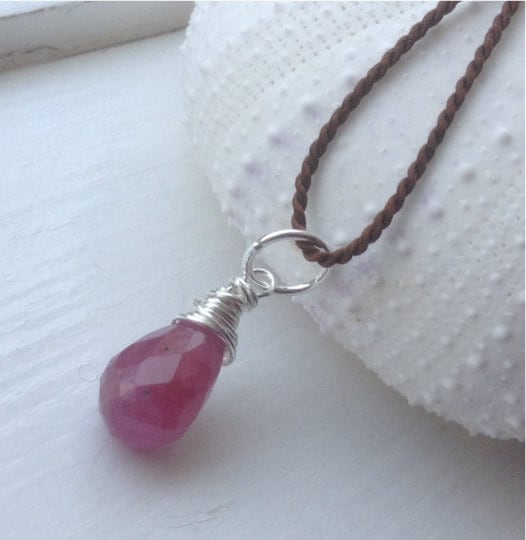 Pick Your Color Silk Necklace Sterling Silversilk Bracelet | Etsy Canada