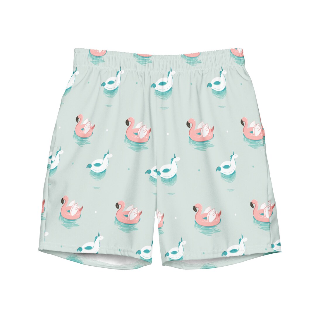 Pool Party Blow up Float Swim Trunks Unicorn Flamingo - Etsy