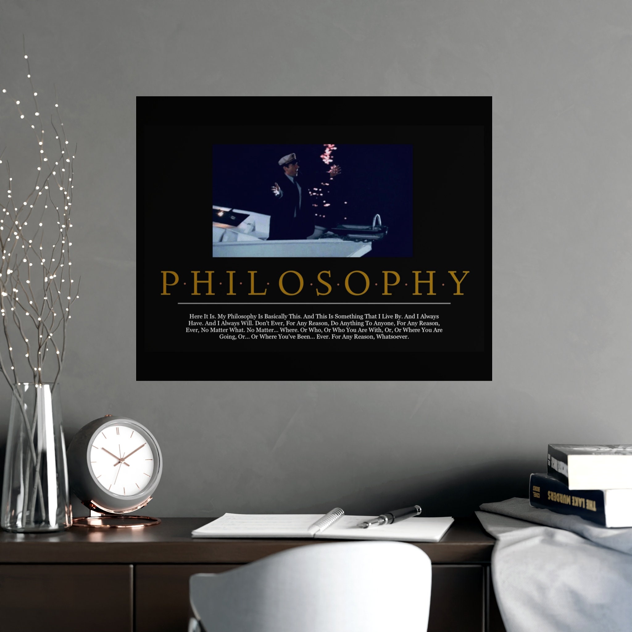Michael Scott Philosophy Quote the Office Horizontal Matte Posters 10 ...