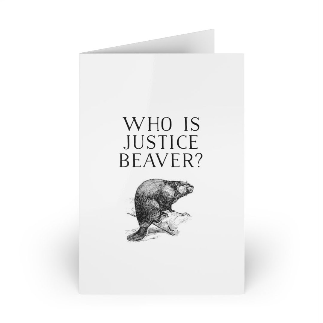 Who is Justice Beaver the Office Greeting Cards Dwight Schrute Jim ...