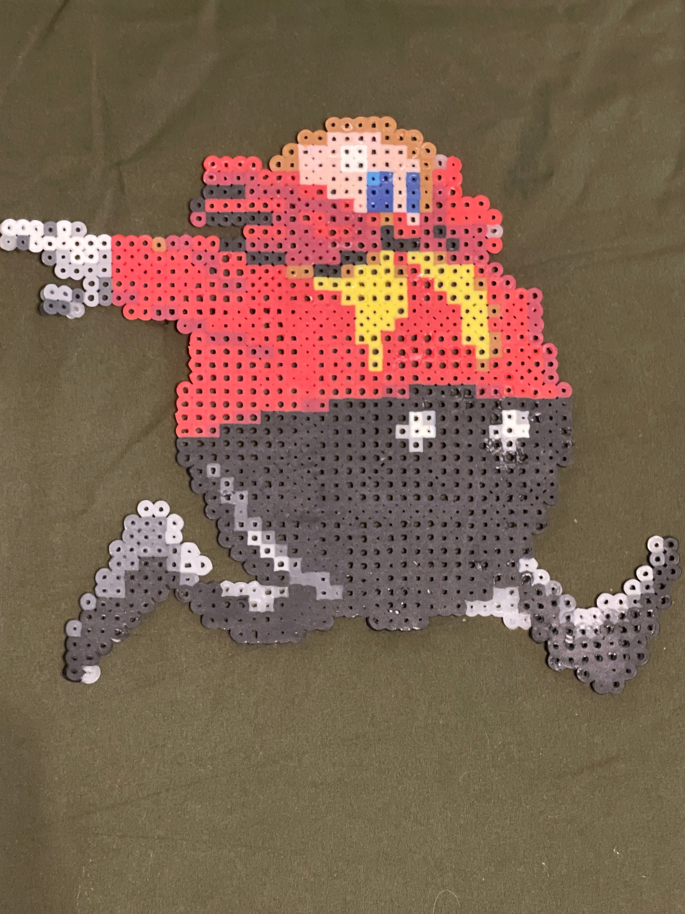 Robotnik From Sonic Perler Bead Sprite - Etsy