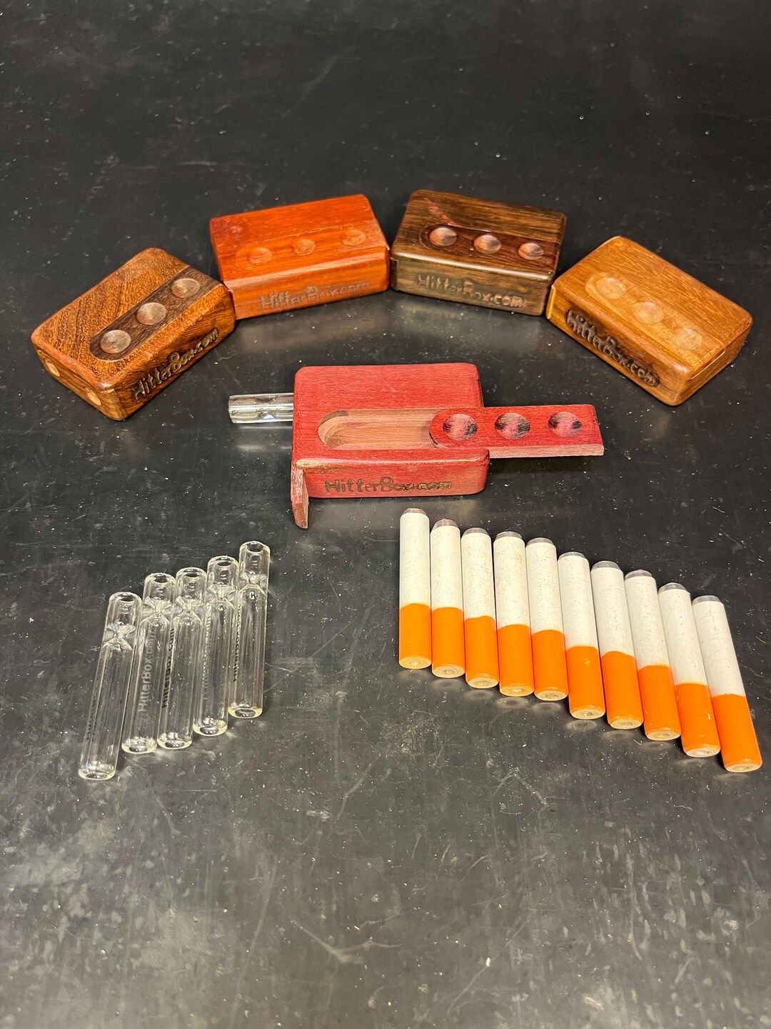Handmade Wooden Hitterbox/dugout MINI Package (5 Mini Boxes With Glass ...