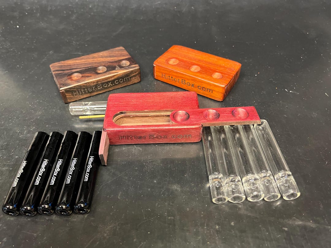 Handmade Wooden Hitterbox/dugout (LARGE 3 Boxes With Glass Bats) - Etsy