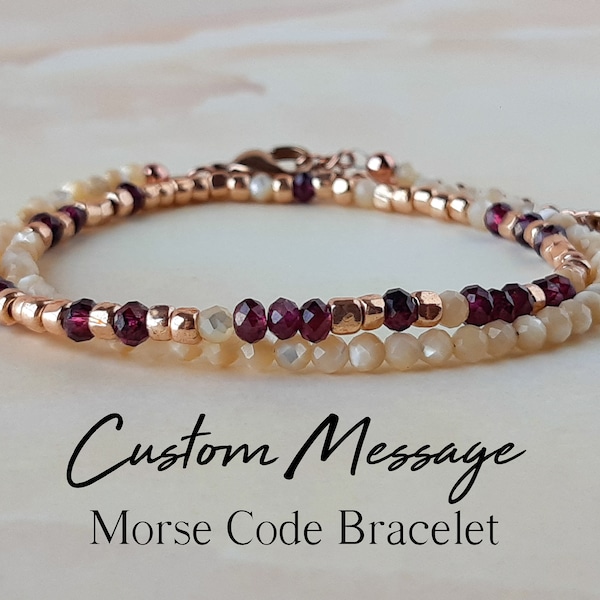 Morse Code Jewelry - Etsy