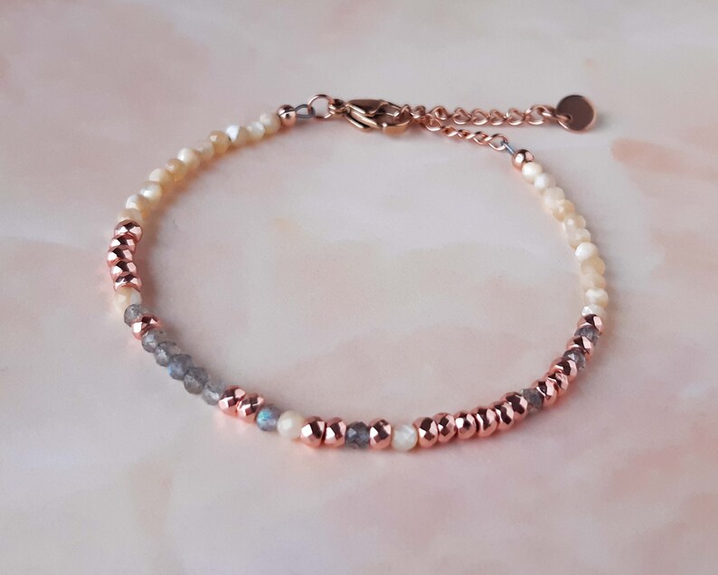 Custom Morse Code Bracelet for Women Gemstone Personalized | Etsy