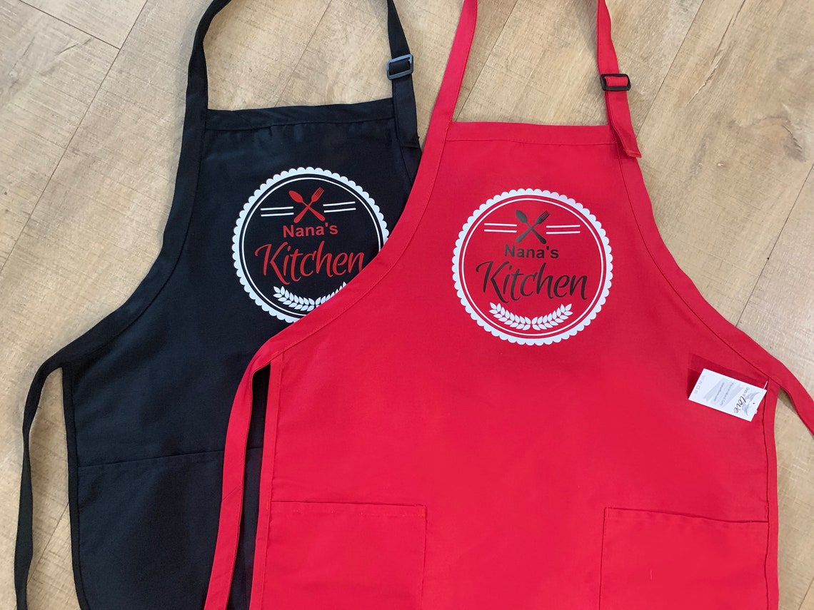 Custom Kitchen Apron Personalized Kitchen Gift Adult | Etsy