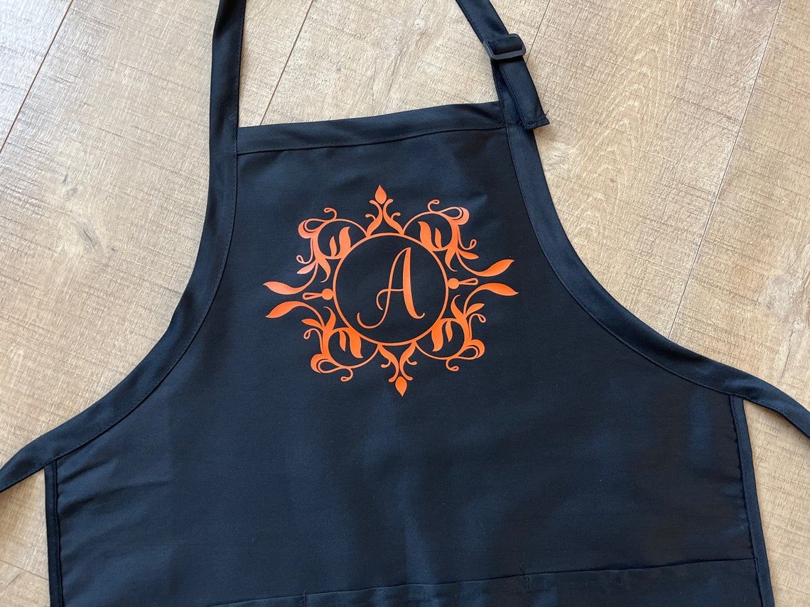 Monogrammed Apron Gift for Her Monogram or Initial Bakers - Etsy