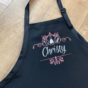 Personalized Nail Technician Apron, Manicurist Gift, Nail Polish, Nail ...