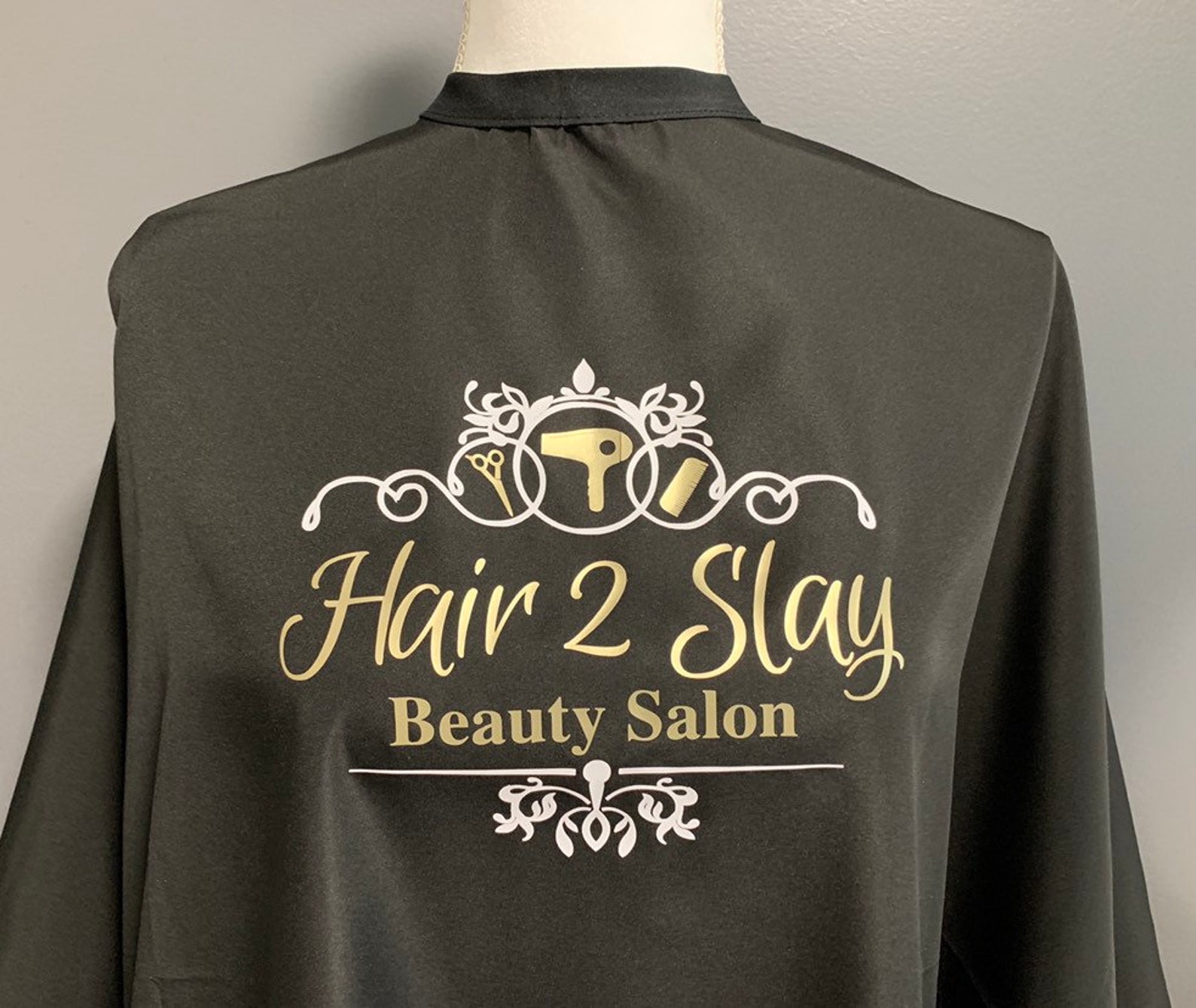 Personalized Hair Salon Haircutting Cape With Your Logo - Etsy