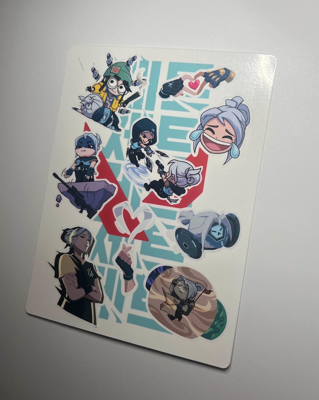 Valorant Jett Spray Sticker Sheet - Vinyl - Etsy