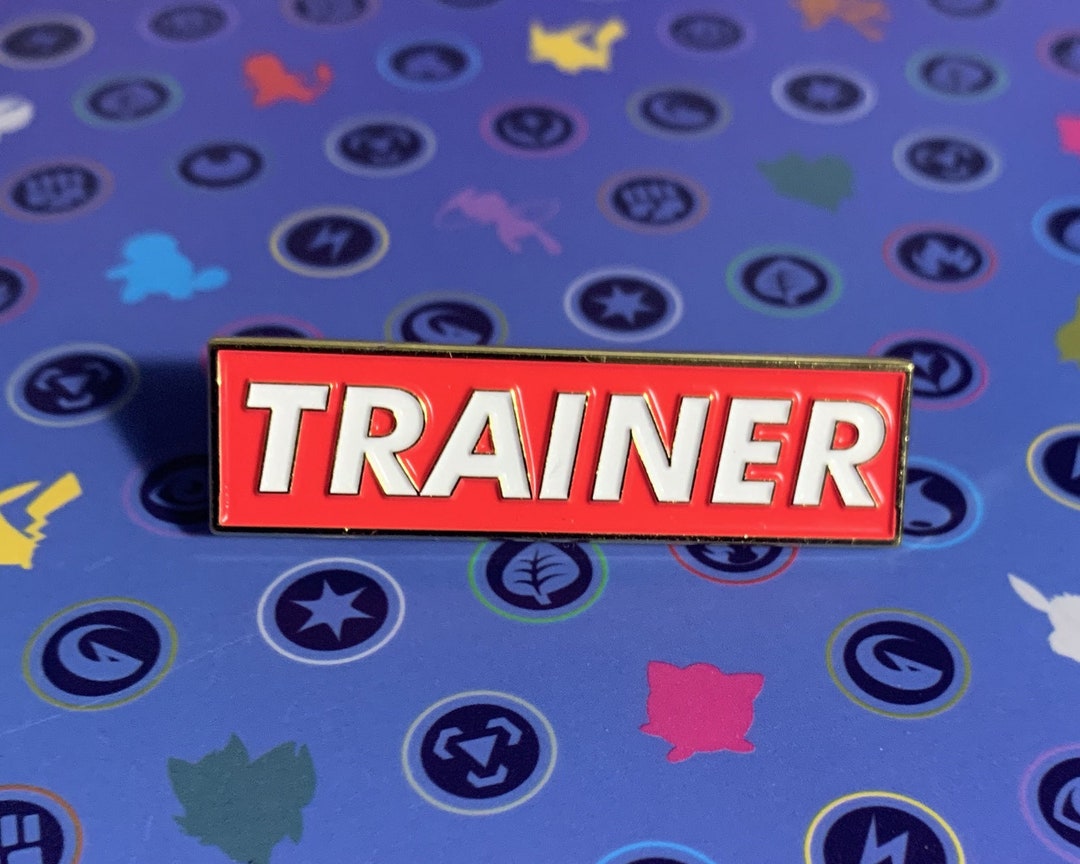 Pokemon Trainer Enamel Pin - Etsy