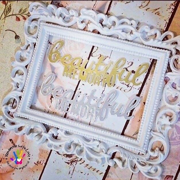 Beautiful Memory Cut Out. 1 Pack of 10pcs. - Etsy UK