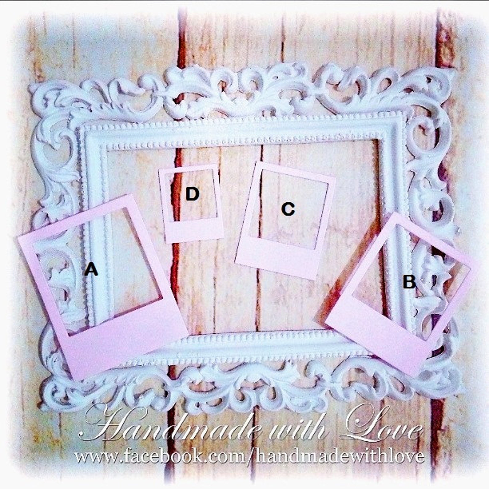 Mini Photo Frame Set. 1 Pack of 2 Sets. Perfect for Cardmaking ...