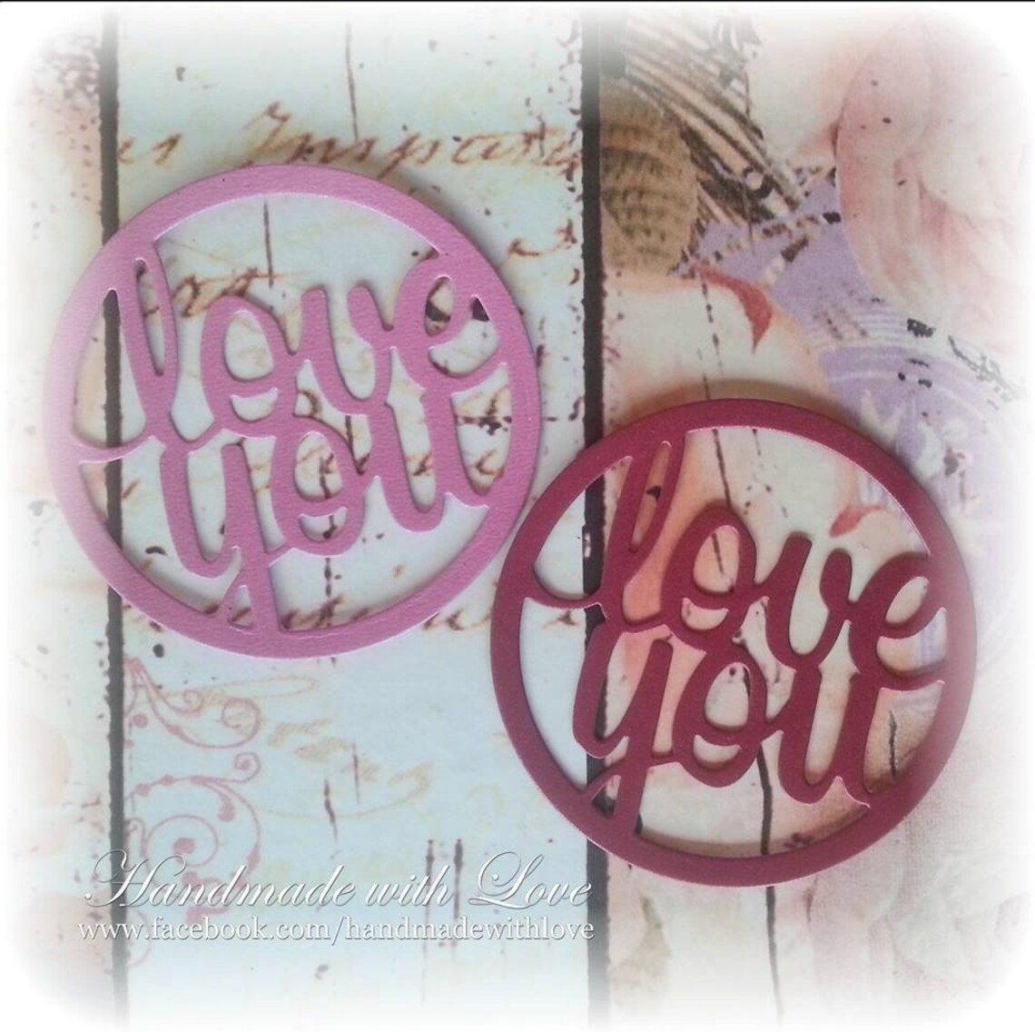 Love You Cut Out. 1 Pack of 5pcs. - Etsy
