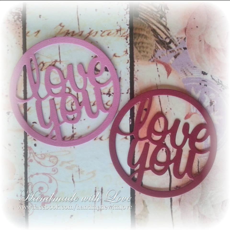 Love You Cut Out. 1 Pack of 5pcs. - Etsy