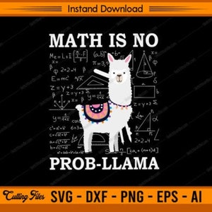 Math is No Prob-llama Back to School - Etsy