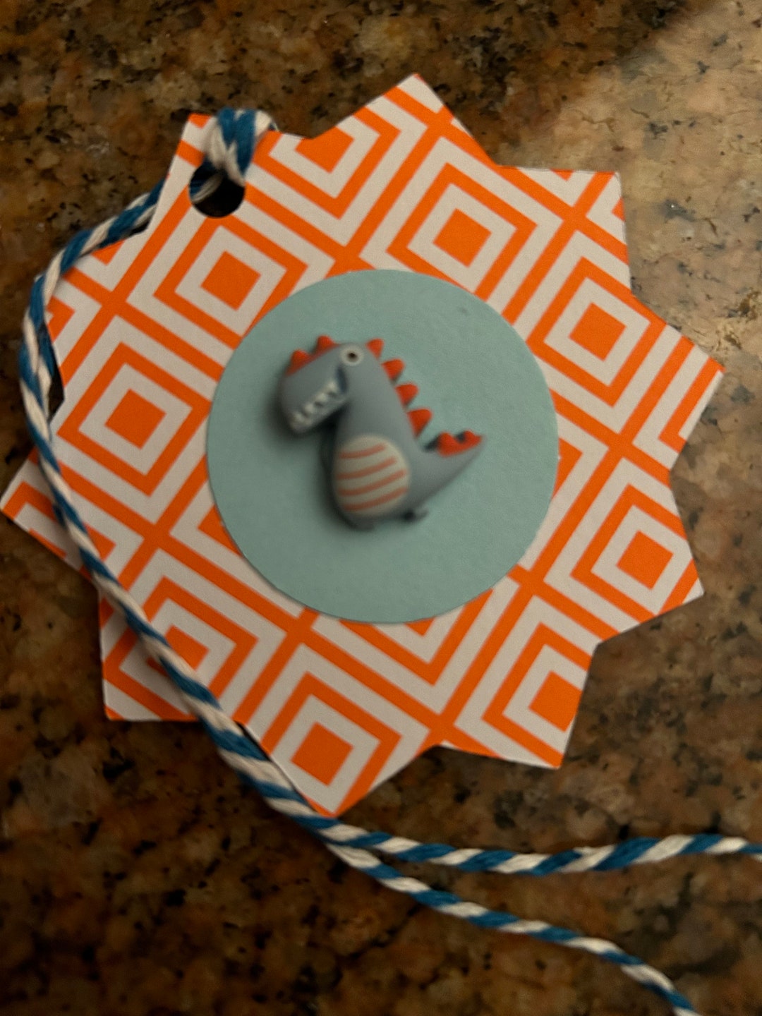 Friendly Dinosaur Gift Tags for Kids. Oranges & Blues and the Cutest ...