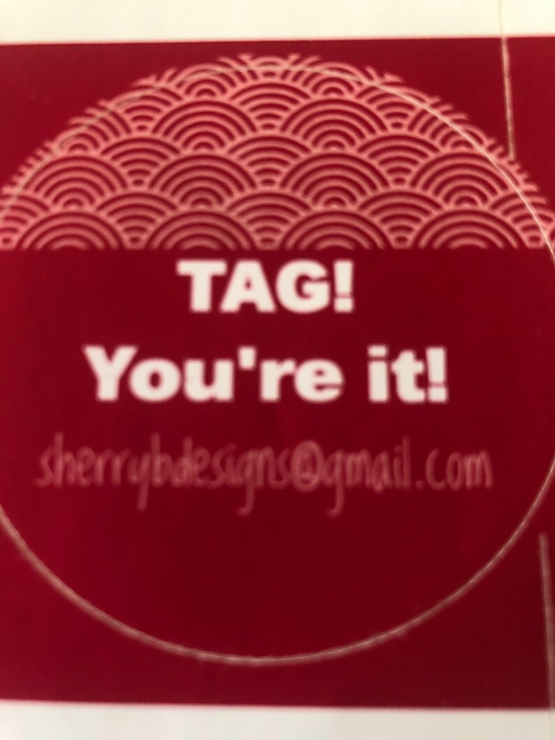 Pink Tea Cup Gift Tags Featuring Appliqué and Gingham Ribbon. Large 2 ...