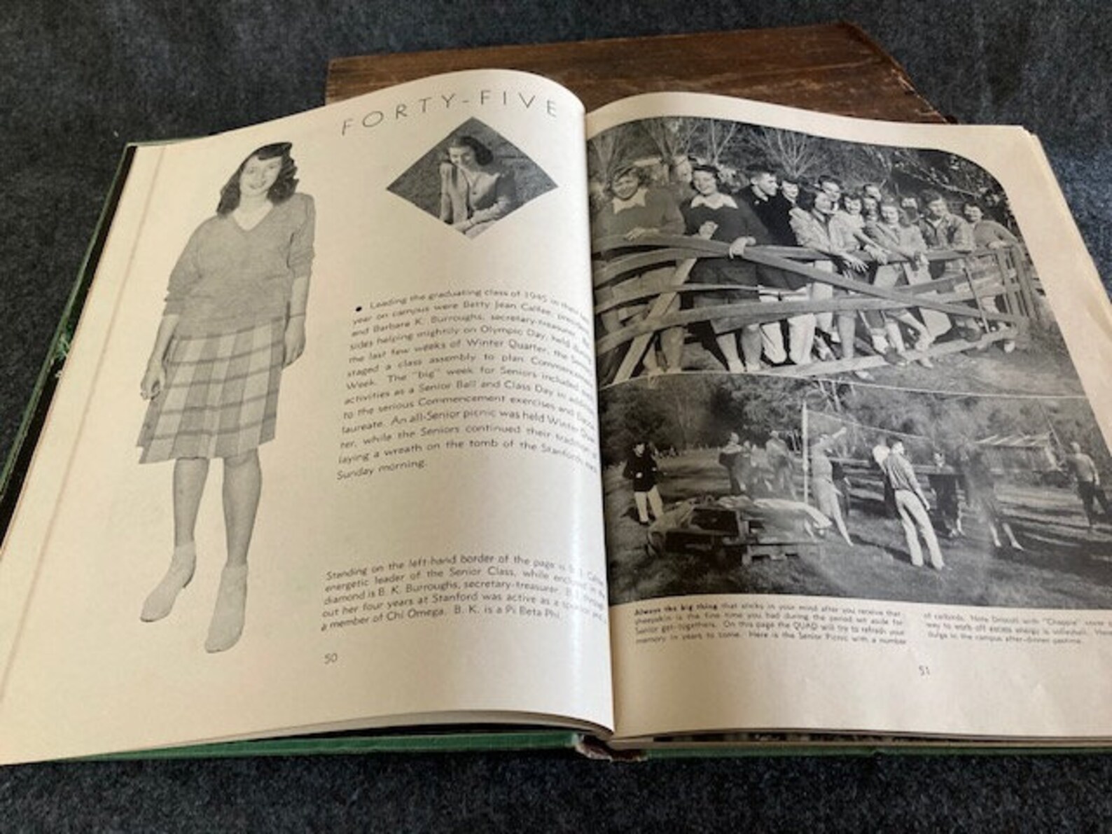 1945 Stanford University Quad Yearbook - Etsy