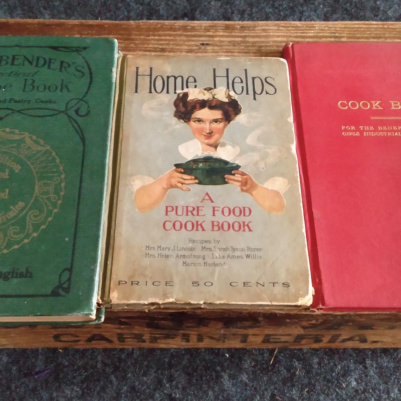 Antique Cookbooks - Etsy
