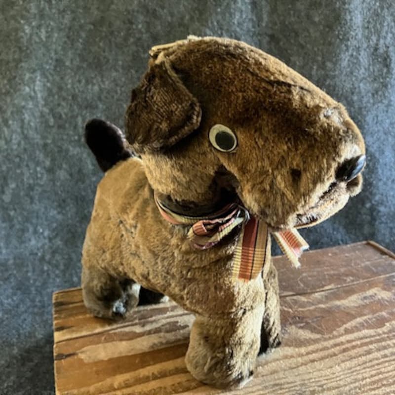 Vintage Stuffed Dog - Etsy