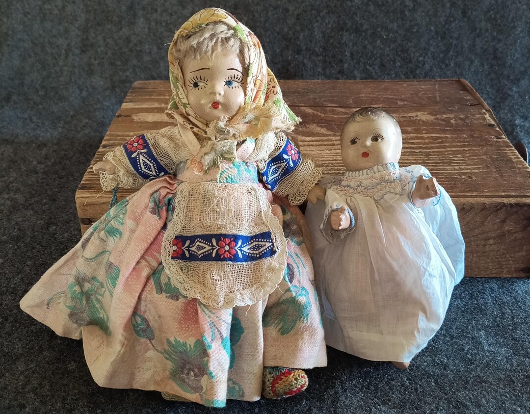 Antique Jointed Composition Dolls - Etsy