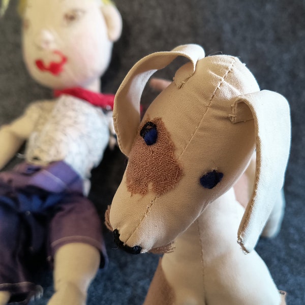 Vintage Rag Doll - Etsy