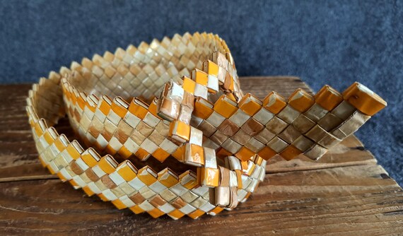RARE folded gum wrapper belts - Gem
