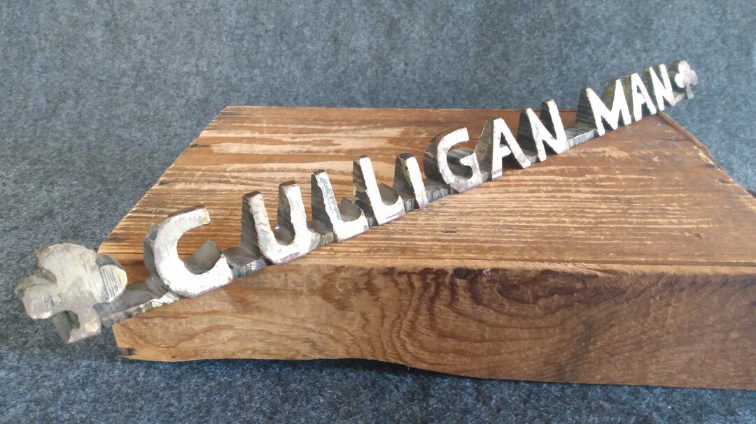 RARE Culligan Man Sign - Etsy Israel